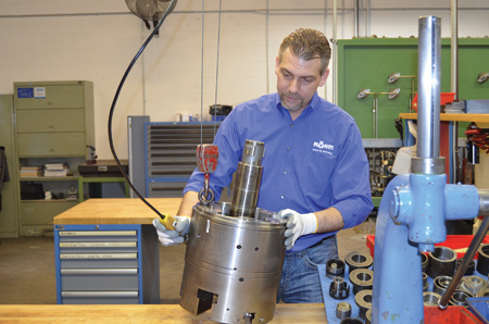 ROHM Service Center Provides Cost-Saving Chuck Repairs and Rebuilds